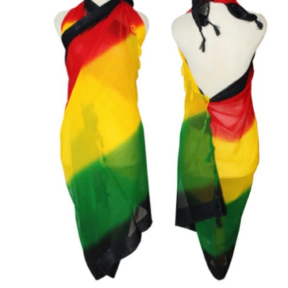 Accessories | Rasta Sheer Beach Wrap | Poshmark